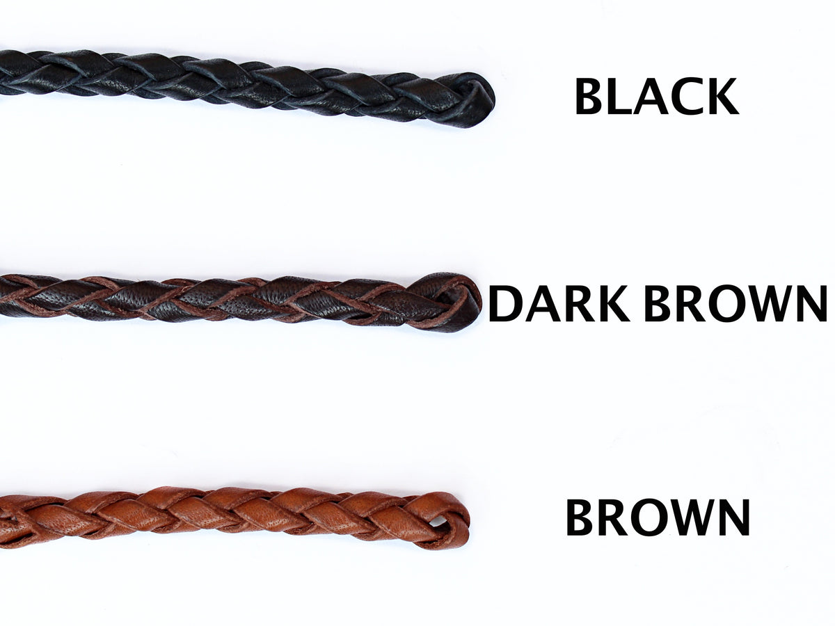 Braided Leather Pocket Watch Chain – San Filippo Leather